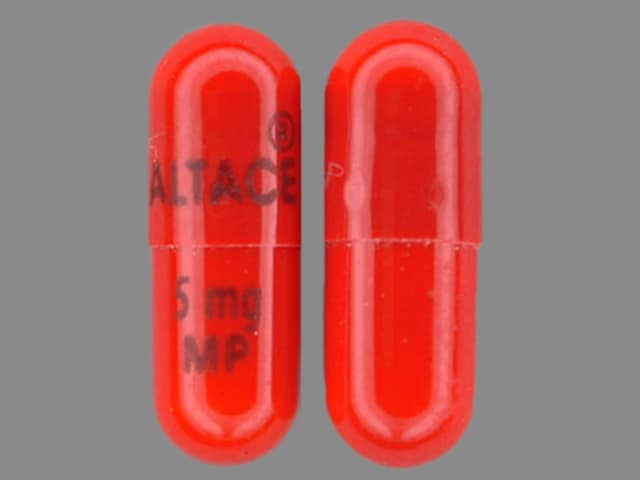 Pill Finder: ALTACE 5mg MP Red Capsule-shape - Medicine.com