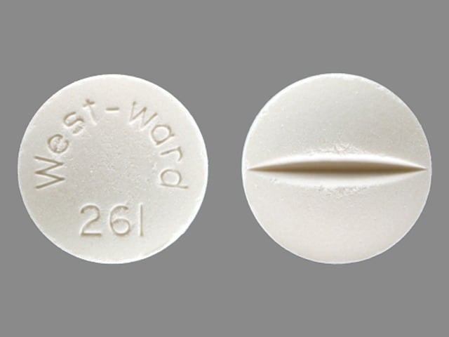 Pill Finder: West-ward 261 White Round - Medicine.com