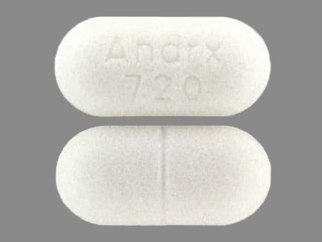 Pill Finder: Andrx 720 White Capsule-shape - Medicine.com