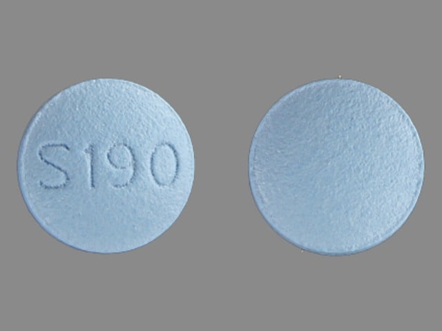 Pill Finder: S190 Blue Round - Medicine.com