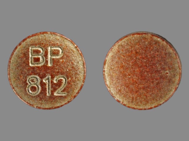 Pill Finder: BP 812 Brown Round - Medicine.com