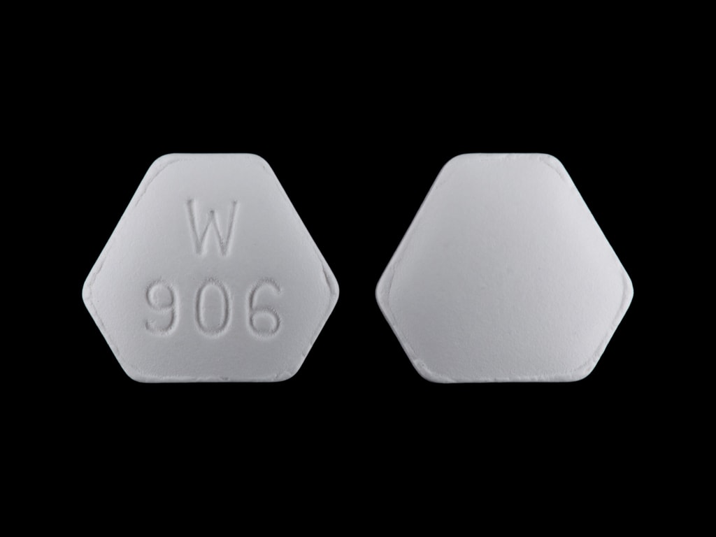 Pill Finder: W 906 White Six-sided - Medicine.com