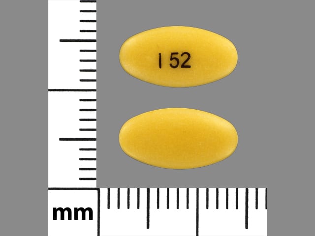 Pill Finder: I 52 Yellow Elliptical / Oval - Medicine.com