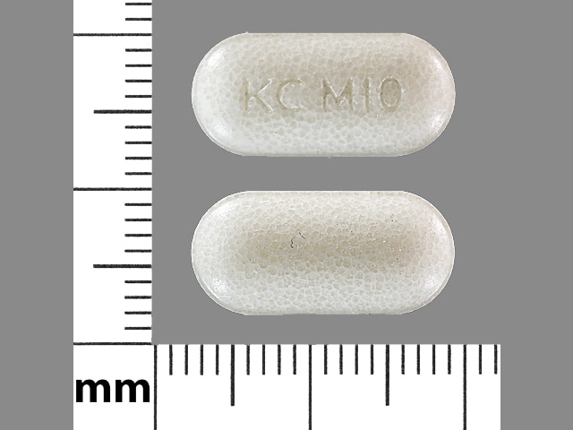 Pill Finder: KC M10 White Elliptical / Oval - Medicine.com
