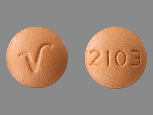 Pill Finder: V 2103 Brown Round - Medicine.com