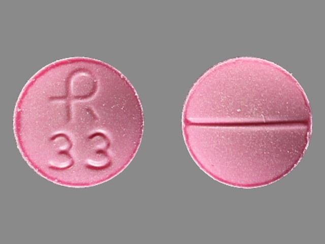 Pill Finder: R 33 Pink Round - Medicine.com