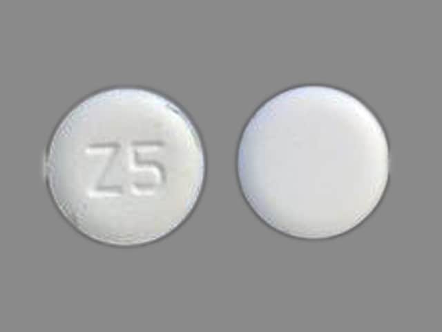 Pill Finder: Z5 White Round - Medicine.com