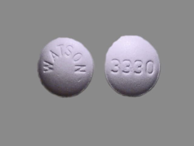 Pill Finder: WATSON 3330 White Round - Medicine.com