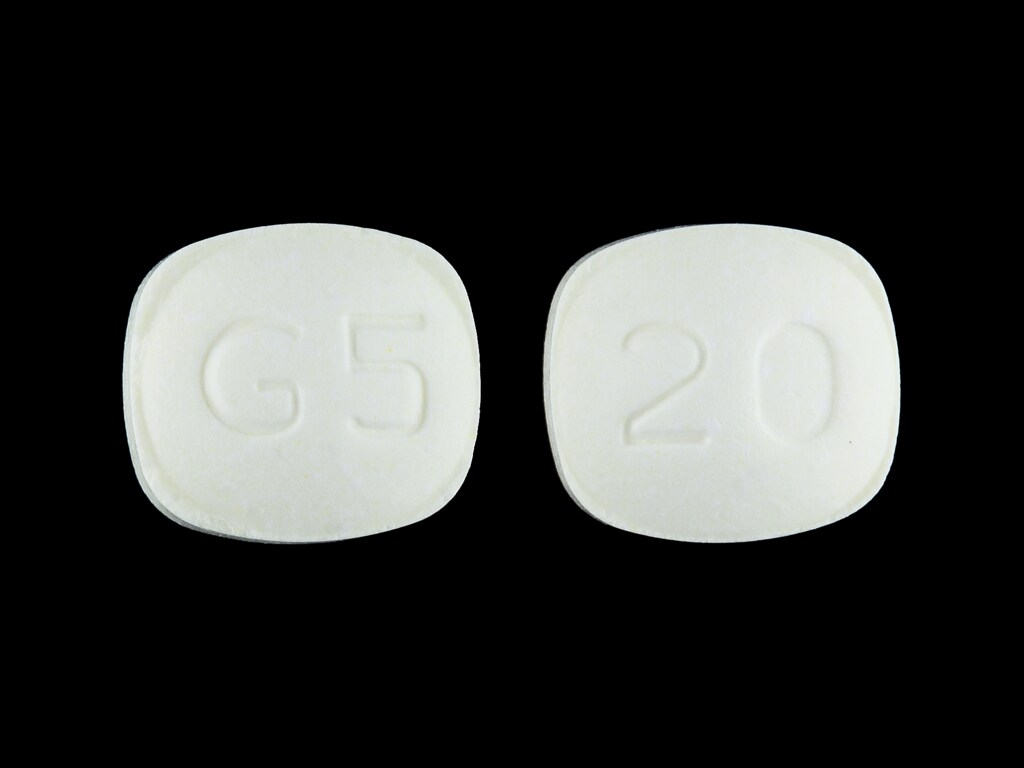 Pill Finder: G5 20 Yellow Rectangle - Medicine.com