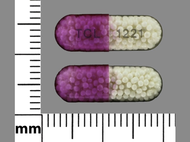 Pill Finder: TCL 1221 Purple Capsule-shape - Medicine.com