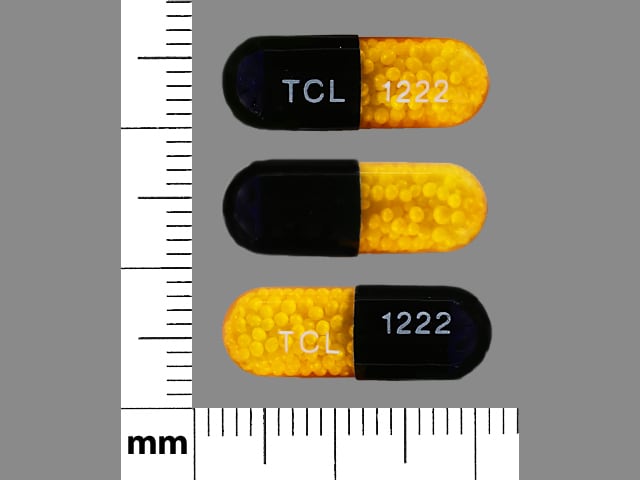 Pill Finder: TCL 1222 Blue Capsule-shape - Medicine.com