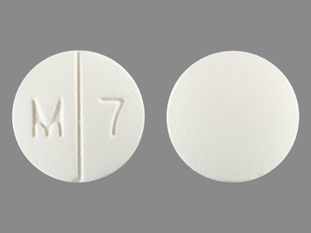 Pill Finder: M 7 White Round - Medicine.com